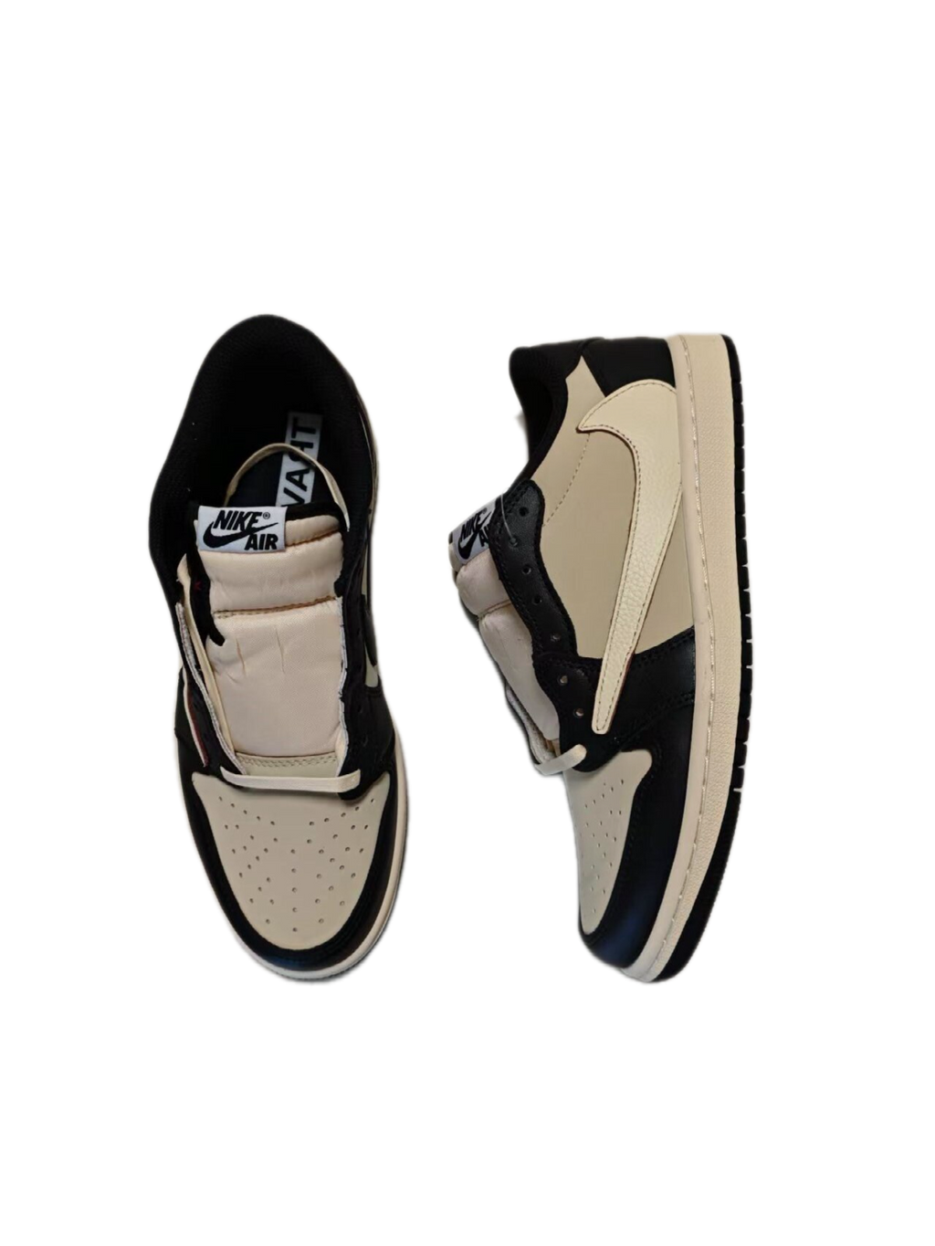 Travis Scott x Nike Air Jordan 1 Low OG Black/Sail – Vault Society